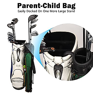 Craftsman Golf Clover Carry Bag Lightweight Sunday Bag with Stand Perfect for Driving Range,Par 3 Course (Clover)