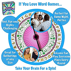 Wordplay – The Ultimate Fast-Paced Word Challenge Board Game for Family & Friends – Adult & Family Game Night Fun