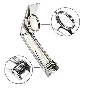 Latomex Tablecloth Clips 12 Packs Picnic Table Clips Stainless Steel Table Cloth Cover Clamps Table Cloth Holders Ideal for Home, Kitchen, Restaurant, Weeding, Picnic, Patio and Party(Up to 2.4")