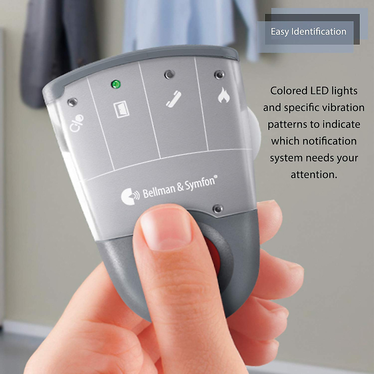 Bellman & Symfon Baby Pager Notification Solution – Baby Safety System - Smart Home Alarm with Baby Monitor Transmitter & Pager Receiver
