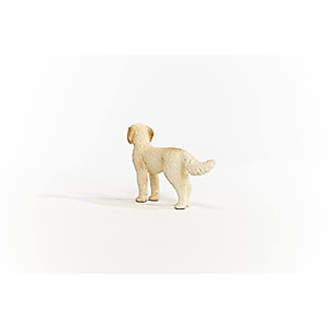 Schleich Farm World Goldendoodle Dog Figurine - Highly Detailed and Durable Animal Toy, Fun and Educational Play for Boys and Girls, Gift for Kids Ages 3+