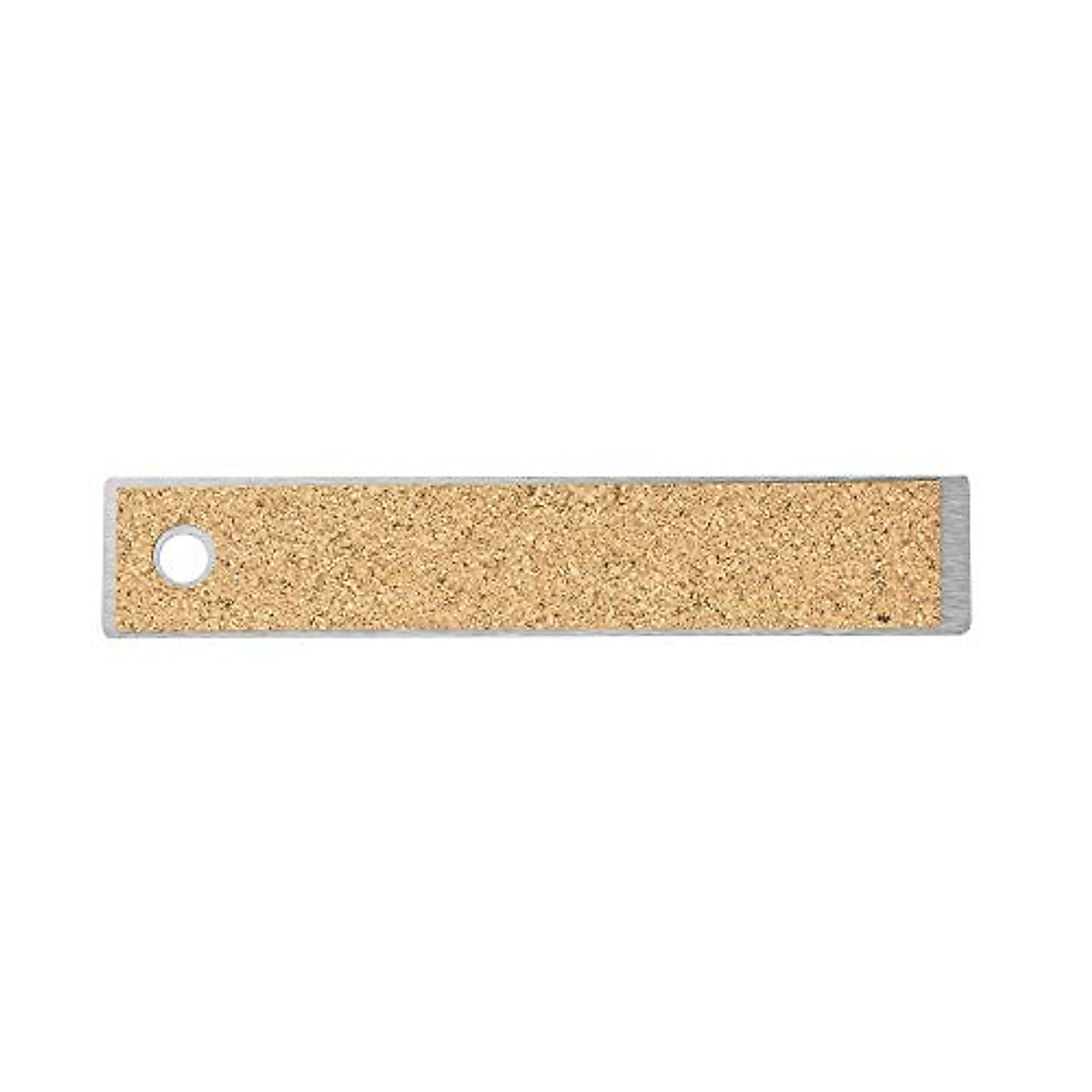 Pacific Arc Stainless Steel Ruler with Inch and Pica Measurements, 6 Inches Cork Backed