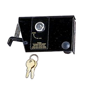 Rugged Ridge 11252.01 Hood Lock Kit; 72-86 Jeep CJ , Black