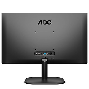 AOC 27B2H 68.58 cm (27") LED 1920 x 1080 Pixels Ultra Slim Monitor which is 3 Sided Frameless with IPS Panel HDMI/VGA Port, Full HD, Free Sync, 75Hz Refresh Rate, Adjustable Stand, Flicker Free, Black