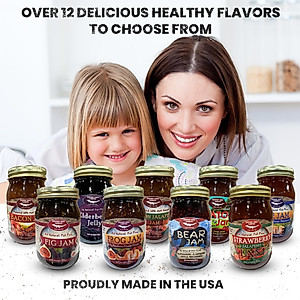 Newport Jerky Company All Natural Gourmet Raspberry Jalapeno Jam | Classic Spread for Burgers, Sandwiches, Toast, Cream Cheese, Charcuterie | Made in the USA! | Large Re-Usable 20 oz Glass Jar | FAT FREE, GLUTEN FREE & ALL NATURAL