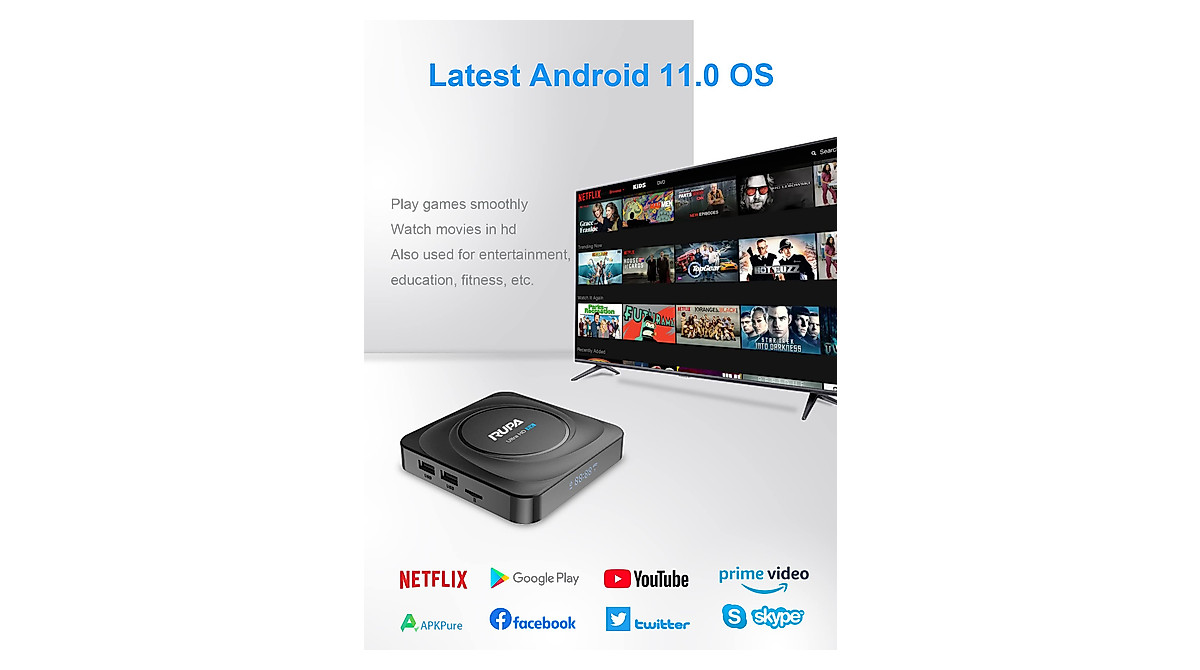 8K Android TV Box - 8GB RAM & 128GB Storage