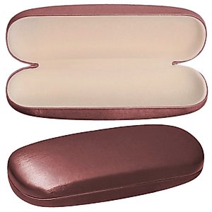 LLK SEVEN DREAMS INC Eye Glasses Case Hard Case Clam Shell Eyeglass Case With Soft Inner Lining Great As An Eye Glass Carry Case 52052 (Purple)