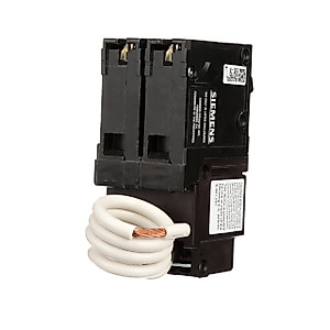 SIEMENS QF220A Ground Fault Circuit Interrupter, 20 Amp, 2 Pole, 120V, 10,000 Aic,