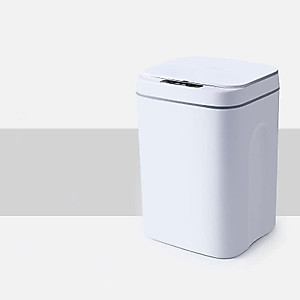 WENLII Induction Automatic Sensing Home Rubbish Can for Bedroom Toilet Kitchen Trash Bin Paper Basket (Color : E, Size : 1)