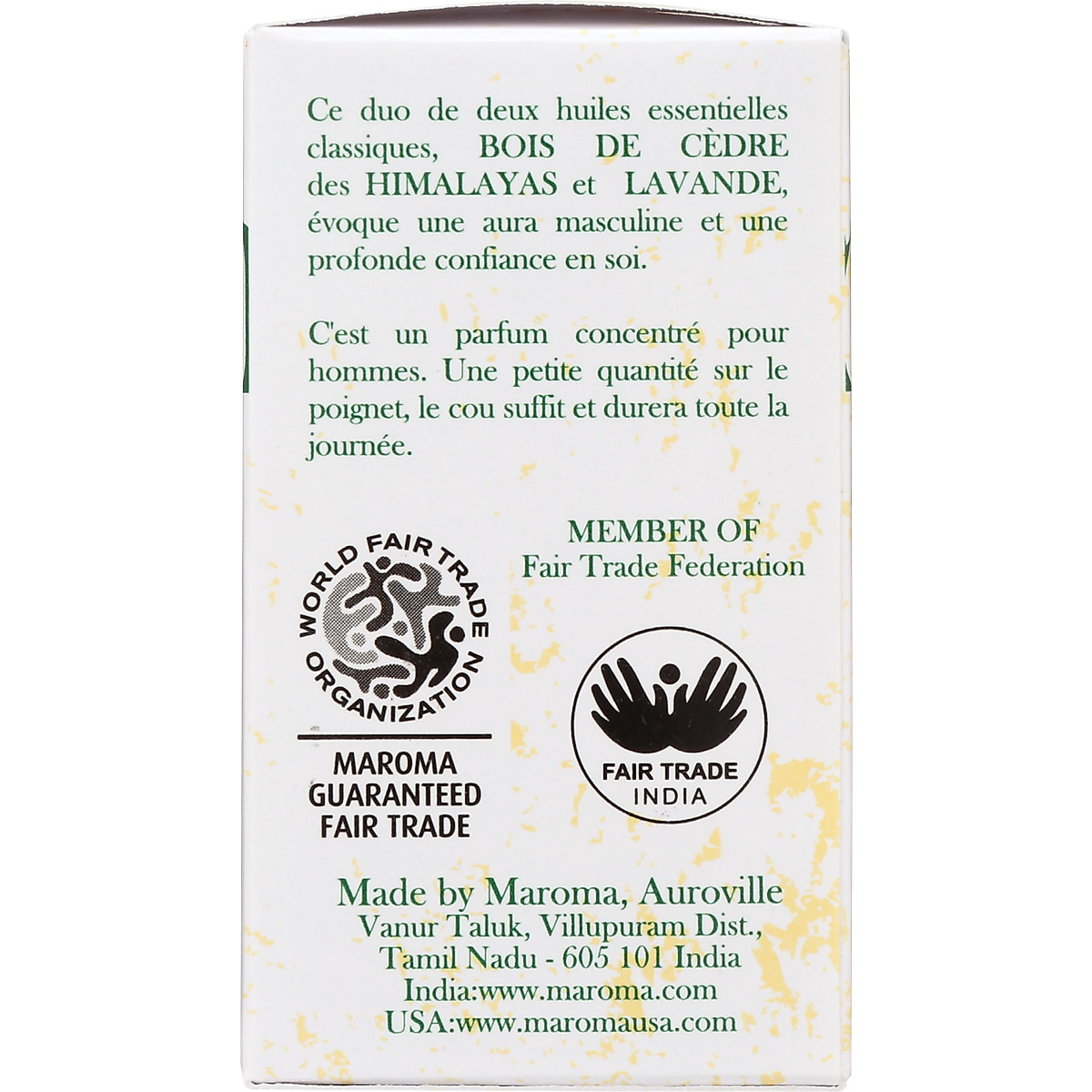 MAROMA Cedar Lavender Perfume, 0.33 FZ