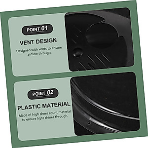 Yardwe 1 Set breathable Protective agent Nursery cover protective cover moisture cover dome plant nursery plastic bottle mini tree guard bell shaped dome basin plastic tomato