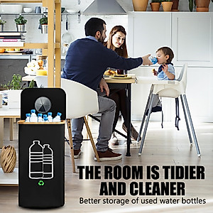 auvstar Removeable Recycling Bin for Kitchen,Separate Recycling Waste Bin Bags,Recycle Bins for Kitchen Home,Large Capacity 100L Recycle Bin with Lid Reusable Inner Bag Bottle Waste Plastice