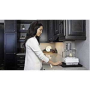 Nifty Small Appliance Rolling Tray - Black, Home Kitchen Counter Organizer, Integrated Rolling System, Non-Slip Pad Top for Coffee Maker, Stand Mixer, Blender, Toaster