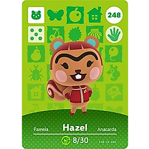Hazel - Nintendo Animal Crossing Happy Home Designer Amiibo Card - 248