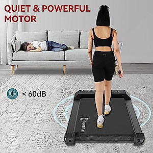 Walking Pad, SupeRun Treadmills for Home/Office 2 in 1 Under Desk Treadmill, Walking Treadmill with Remote Control, Smart Desk Treadmill for Walking Jogging, LED Display, Low Noise