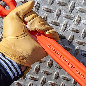 VULCAN Forged Clevis Tow Hook - 15 Inch - Grade 80-2 Pack - 7,100 Pound Safe Working Load