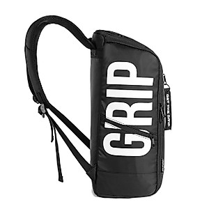 GRIPMODE travel backpack with laptop compartment black - backpack with two adjustable and removable interior walls - 27 l capacity sports backpack for ladies and men