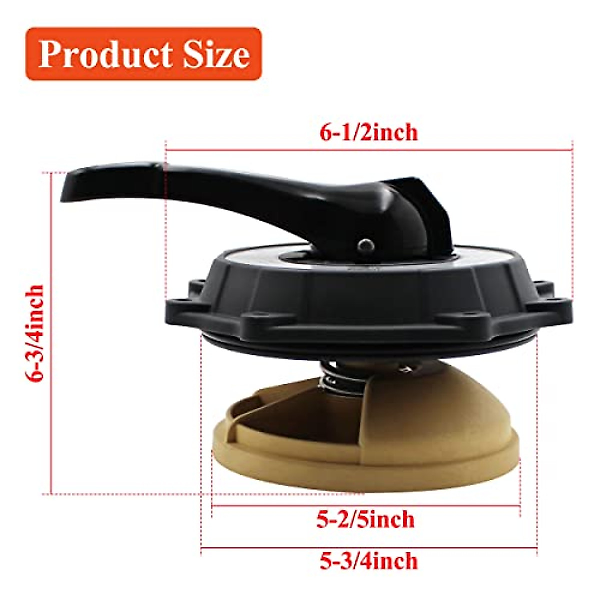 Key Cover and Handle Assembly Replacement for INTEX 26645EG SX2100 Krystal Clear Sand Filter Pump