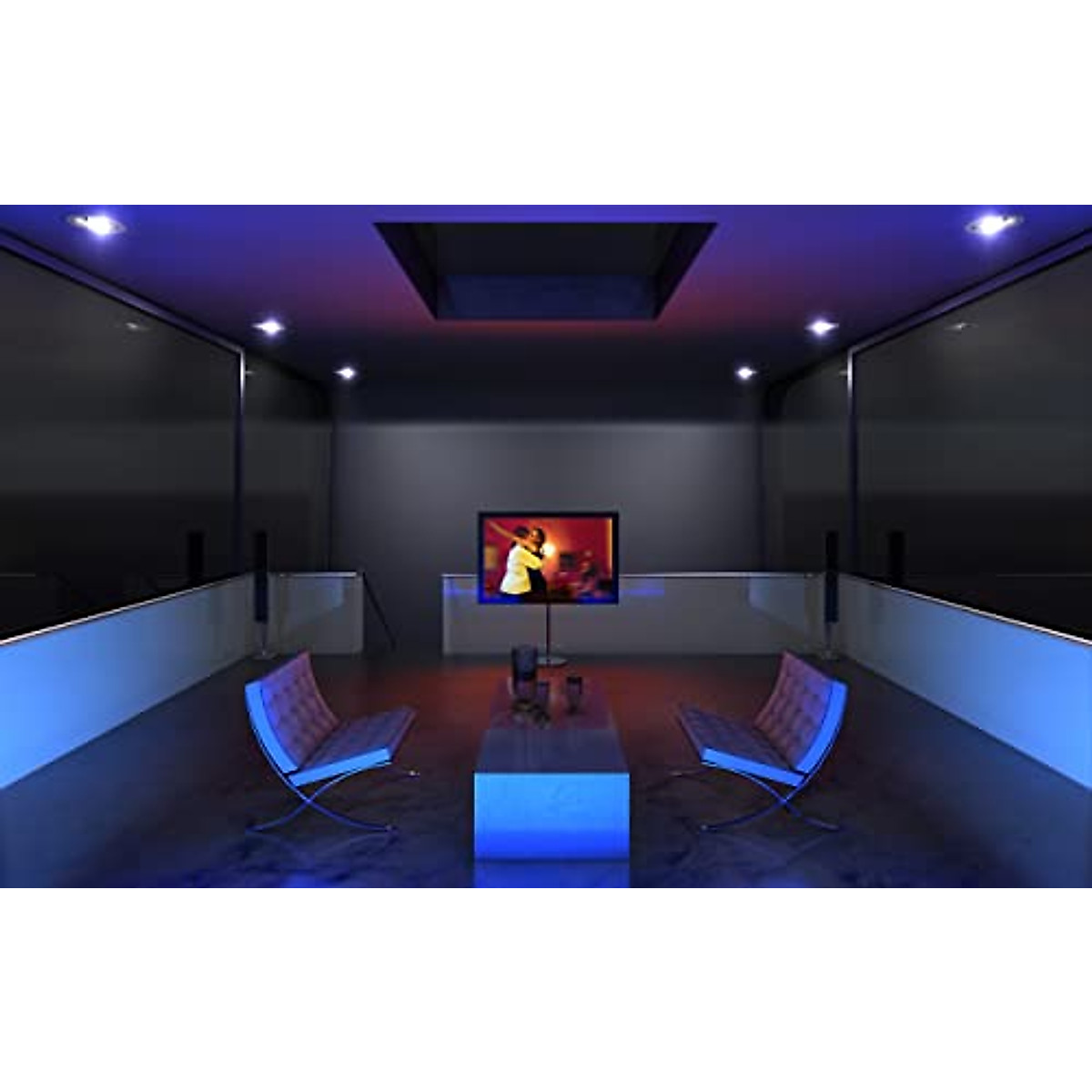 BAZZ Smart Home Wi-Fi RGB 10W LED BR30 Bulb (4-Pack)