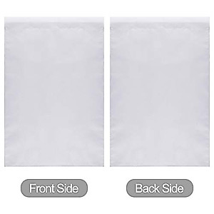 KUUQA 6Pcs Blank Garden Flags, 12Inch x 18Inch Double Sided Garden Flags DIY White Outdoor Yard Flags for Patio Garden Yard Outdoor Home Decorations