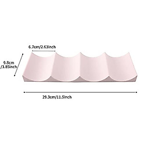 European Style Wine Rack - 1 PC/4 PCsChampagne Bottle Holder Wine Bottle Display Mat Anti Slip Table Top Home Fridge Shelf, Can Storage Organizer Countertops Display Stand(Ligh Blue,size:4 PCs)