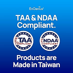 EnGenius Outdoor 5GHz 867mbps WiFi 5 CPE/Client Bridge, 27dBm Transmit Power, 16 dBi High-Gain Antenna Extend Network up to 5 Miles, PTP/PTMP, IP55 housing, TAA& NDAA Compliant, 2-Pack [ENH500v3 KIT]