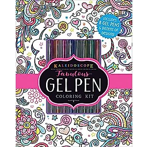 Kaleidoscope: Fabulous Gel Pen Coloring Kit
