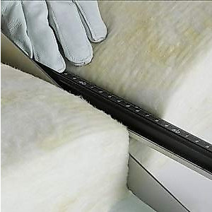 ALLEX Insulation Knife with Sheath Japanese Stainless Steel 8 Inch Long Cut, Insulation and Styrofoam Cutter with Blade Case, Serrated Sharp Duct Knife Tool, Made in JAPAN