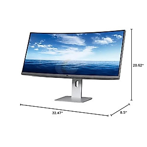 Dell UltraSharp U3415W 34-Inch QHD Ultra Wide 1440p Curved LED-Lit Monitor