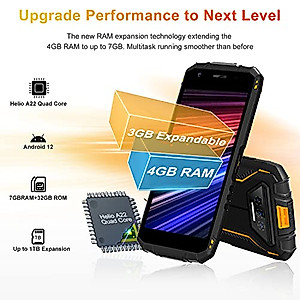 DOOGEE Rugged Phone 2023, S41 PRO, NFC 6300mAh Battery 4G Dual Sim Rugged Phones Android 12, 7GB+32GB SD 1TB, 5.5" HD Screen, IP68 Waterproof Outdoor Military Grade Cell Phone, GPS