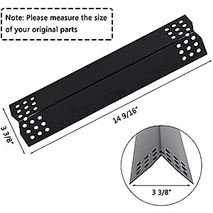 Hisencn Grill Parts Kit for Home Depot Nexgrill 720-0896E 720-0896B 720-0896C Gas Grill, Stainless Steel Pipe Burners, Grill Grates, Heat Plates Tent Sheids Flame Tamers Grill Replacement Kit
