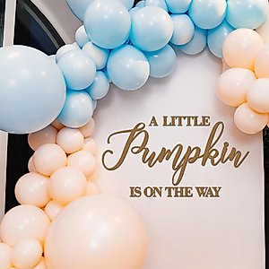 Yalikop A Little Pumpkin Is On The Way Baby Shower Wooden Sign Backdrop A Little Pumpkin Is On The Way Banner Little Pumpkin Baby Shower Wood Sweets Birthday Party Little Pumpkin Girl Boy Birthday