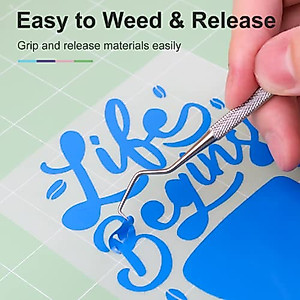 HTVRONT Cutting Mat for Cricut, 5 Pack Cutting Mat 12x12 for Cricut Maker/Maker 3/Explore 3/Air/Air 2/One(StandardGrip, LightGrip, StrongGrip, FabricGrip)Cutting Mat Replacement Accessories for Cricut