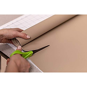 Duck Non-Adhesive Shelf Liner Solid Grip EasyLiner, 20-inch x 22 Feet, Taupe, 36 Sq Ft