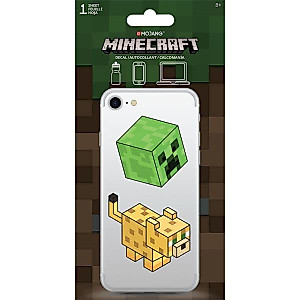 Game Party Minecraft Backpack for Boys 8-12 - Bundle with 16” Minecraft Backpack, Water Bottle, Decals, More | Minecraft Backpack Set for Kids