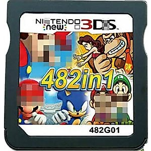 482 In 1 Compilation Video Game Cartridge Card For Nintendos DS 3DS 2DS Super Combo Multi Cart
