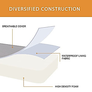 SINWEEK 25 x 75In Folding Mattress with Storage Bag 3" Foldable Mattress Foam Topper Floor Cot Mattress, Guset Bed with Machine Washable Cover and Waterproof Lining, CertiPUR-US Certified Queen