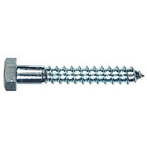 Hillman Fasteners 230021 100 Pack44; 0.25 x 3 in. Zinc44; Hex Head Lag Bolt.