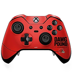Skinit Decal Gaming Skin Compatible with Xbox One Elite Controller - Officially Licensed NFL Cleveland Browns Team Motto Design