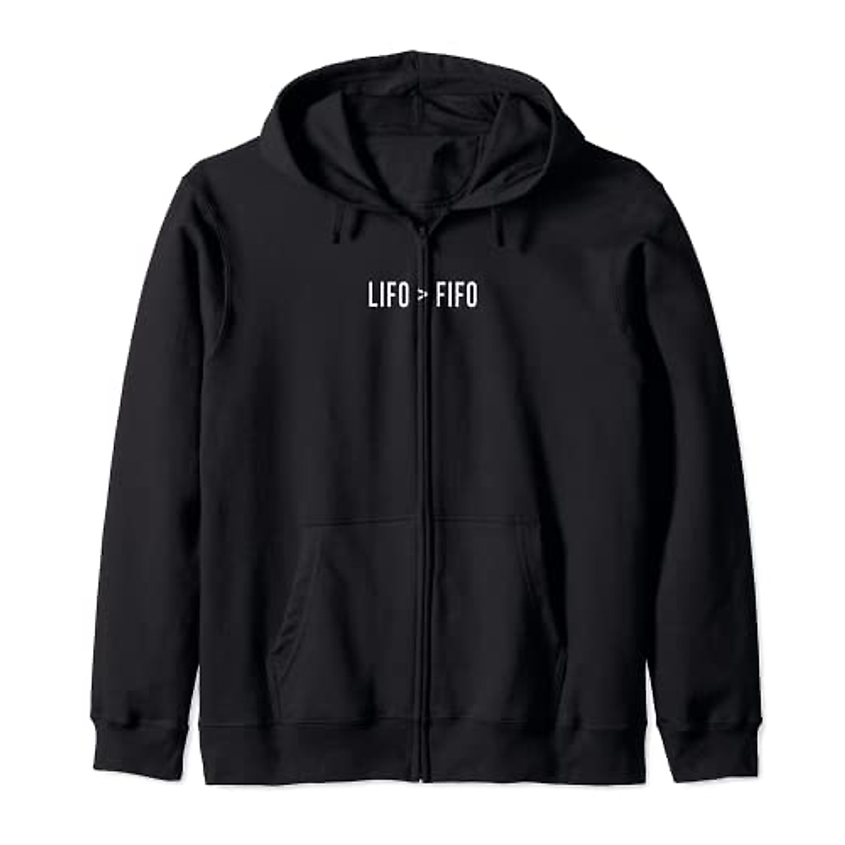 LIFO > FIFO Accountant Controller CPA Bookkeeper Funny Cute Zip Hoodie