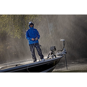 HUK Men's Gunwale Rain Water & Wind Proof Jacket, Blue, X-Large