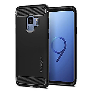 Spigen Rugged Armor Designed for Samsung Galaxy S9 Case (2018) - Matte Black