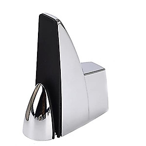 XVL 15.5-Inch Bathroom Glass Shelf, Chrome GS3004B-L