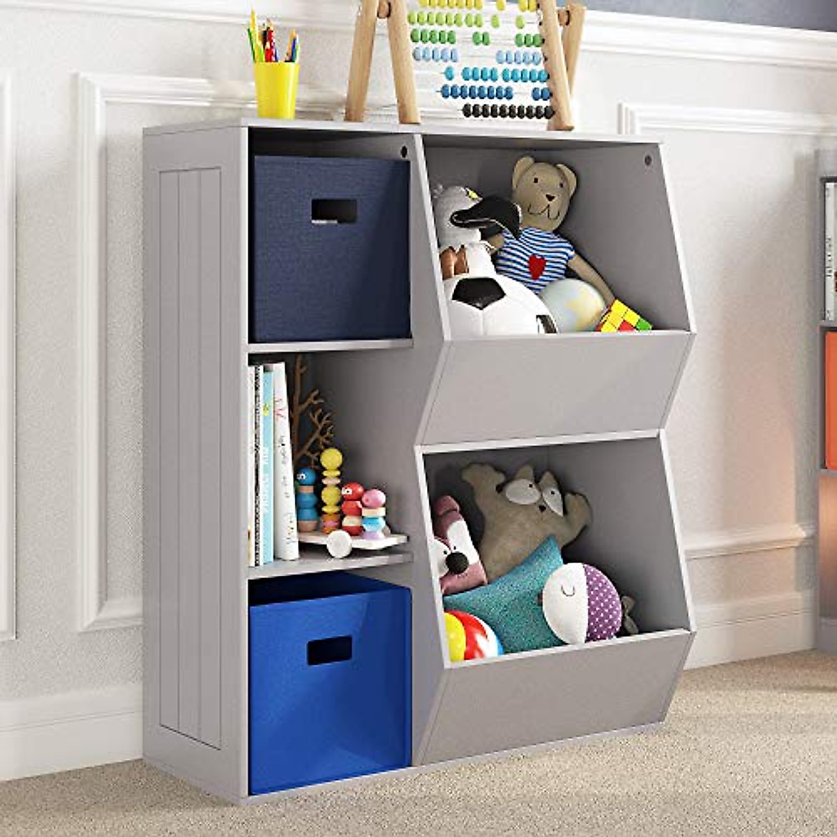 RiverRidge 02-147 Floor Cabinet, Gray, One-size