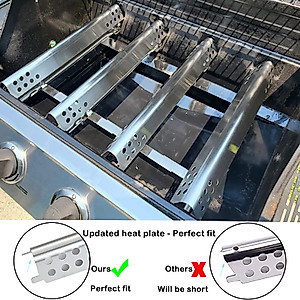 SUONA Grill Replacement Parts for Charbroil Performance 5 Burner 463347518 463347519 463335517 463342119 463347418 G470-0004-W1 G470-0004-W1A G470-0002-W1 Cooking Grate Heat Plates Burner Tube Kit