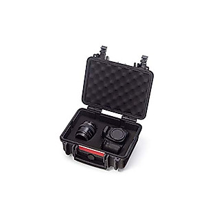 Amazon Basics Small Hard Camera Carrying Case - 12 x 11 x 6 Inches, Black