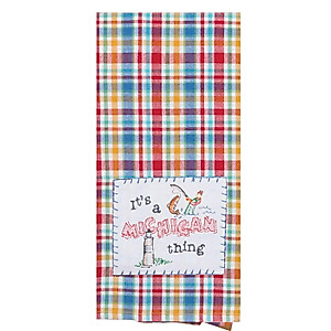 2 Piece Kay Dee Designs Home State Of Michigan Embroidered Kitchen Towel Bundle