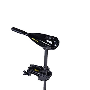 Electric Trolling Motor w/Brackets, Bow Mount Trolling Motor Battery Clamp, 6 Speed