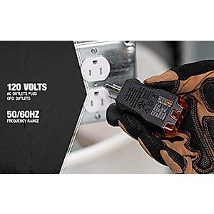 Southwire 40022S Receptacle Tester, Black