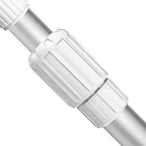 Poolmaster, Inc. 21328 Posi-Lock External Cam for Swimming Pool & Spa Cleaning 3-Piece Aluminum Telescopic Pole (21 Feet), Silver